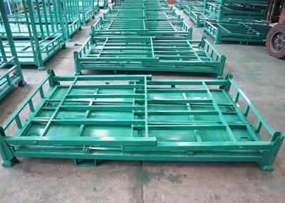 China Heavy Duty Customizable Portable Steel Stacking Racks 1500kg Wheel Load Capacity 4 Layers for sale
