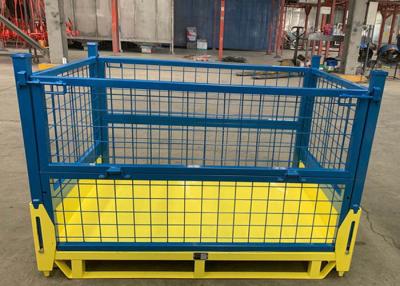 China Warehouse Q235 Wire Mesh Pallet Cage Heavy Duty For Lifting for sale
