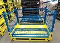 China Warehouse Q235 Wire Mesh Pallet Cage Heavy Duty For Lifting for sale
