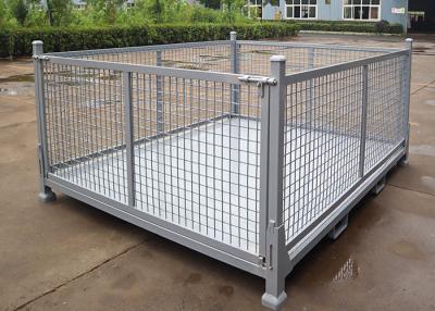 China Corrosion Resistant Steel Stackable Stillage 1000kg 4 Way Forklift Access for sale