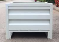 China Corrugated Steel Industrial Containers Industrial Metal Storage Bins for sale