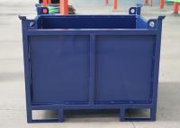China Warehouse Rigid Steel Pallet Stillage Cage Stackable ISO9001 Certificated for sale