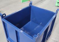 China Warehouse Rigid Steel Pallet Stillage Cage Stackable ISO9001 Certificated for sale