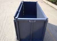 China 2T Waterproof Extended Steel Foldable Pallet Box For Industrial Transport for sale