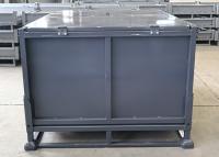 China Detachable Steel Stillage Cage Bulk Pallet Containers With Lid for sale