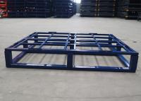 China Powder Coated Tubular Steel Pallet 1500kg Custom Heavy Duty Shipping Pallet for sale