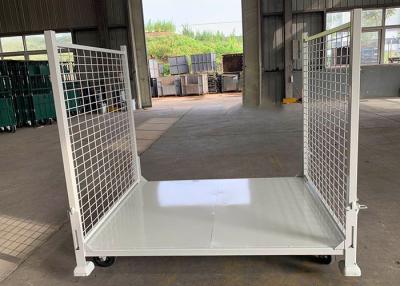 China Collapsible Tier Rack Pallet Stacking Frames 1500kg Capacity for Warehouse Mobile Storage for sale