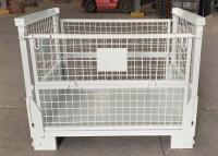 China Galvanized Wire Mesh Stackable Pallet Cage Heavy Duty 1200x1000mm 1000kg Capacity for sale