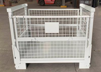 China Galvanized Wire Mesh Stackable Pallet Cage Heavy Duty 1200x1000mm 1000kg Capacity for sale