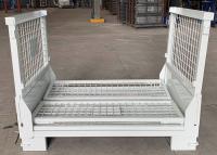 China Galvanized Wire Mesh Stackable Pallet Cage Heavy Duty 1200x1000mm 1000kg Capacity for sale