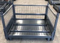 China Foldable Collapsible Pallet Cage Stillage For Warehouse Logistics Turnover for sale