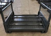 China Foldable Collapsible Pallet Cage Stillage For Warehouse Logistics Turnover for sale