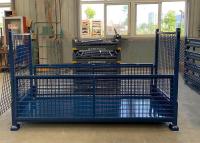 China Extended Stillage Lockable Pallet Cages For Lifting Full Wire Mesh 3000Kg for sale
