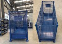 China Extended Stillage Lockable Pallet Cages For Lifting Full Wire Mesh 3000Kg for sale