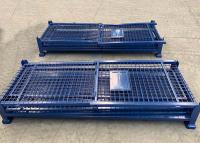 China Extended Stillage Lockable Pallet Cages For Lifting Full Wire Mesh 3000Kg for sale