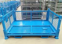 China Industrial Large Stillage Pallet Cage Powder Coating Half Height for sale