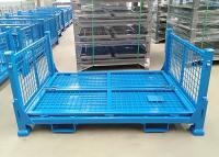 China Industrial Large Stillage Pallet Cage Powder Coating Half Height for sale