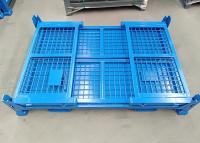 China Industrial Large Stillage Pallet Cage Powder Coating Half Height for sale