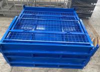 China Warehouse Stillage Collapsible Pallet Cage For Lifting Steel Mesh for sale