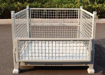 China Lightweight Wire Mesh Pallet Cage Warehousing Transport Stillages for sale