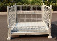 China Lightweight Wire Mesh Pallet Cage Warehousing Transport Stillages for sale