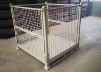 China Custom Powder Coating Mesh Stillage For Forklift Transportation for sale