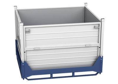 China Collapsible Stacking Stillage Pallet Cage 2000kg Capacity Foldable Storage for sale