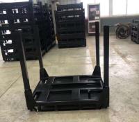 China Metal Powder Coating Warehouse Stacking Adjustable Steel Pallet Tire Storage Rack 1500x1200mm 2000kg for sale