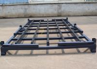 China Heavy Duty Powder Coated Stackable Racks With 4 Posts And 4 Layers for sale