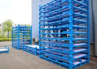 China Heavy Duty Powder Coated Stackable Racks With 4 Posts And 4 Layers for sale