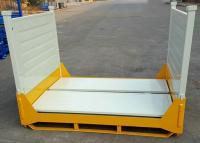 China Forklift Collapsible Mesh Stillages And Cages Pallet Anti Tip Design for sale
