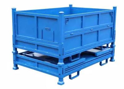China Large Steel Warehouse Stillages Container Pallet Cage For Lifting for sale
