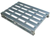 China Heavy Duty Corrugated Steel Pallet 5000kg Load Capacity 1200x1000mm for sale