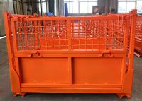 China Collapsible Cage Pallet Stillage Woven Wire Mesh 50x50mm 1.5T Capacity for sale