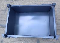 China ODM Returnable Stillage Bins Metal Box Pallet 4 Sided for sale