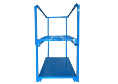 China Warehouse Stackable Steel Nestainer Storage Racks Pallet 1300x1200mm 1000kg Capacity for sale