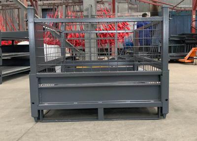 China Folding Warehouse Wire Mesh Pallet Cage Industries For Logistics Storage for sale