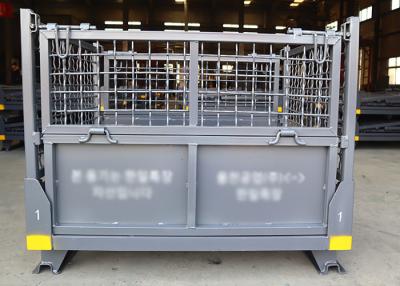 China Custom Steel Mesh Stillage Cage Container Manufacturers 69kg Weight for sale