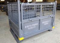 China Custom Steel Mesh Stillage Cage Container Manufacturers 69kg Weight for sale