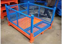 China Foldable Brick Pallet Lifting Cage Stillages And Cages For Transportation for sale