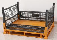 China Foldable Wire Mesh Motorcycle Stillage 1200x1000x770mm 1000kg Capacity for sale