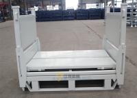 China Q235 Steel Stillage Cage Pallet 940x545mm Collapsible Heavy Duty Drop Down Gate for sale