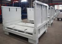 China Reusable Steel White Stillage Crate Stacking 4 High Collapsible Warehouse for sale