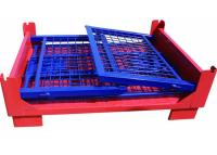 China Collapsible Pallet Storage Stillage Container 1000Kg Load For Motorcycle for sale