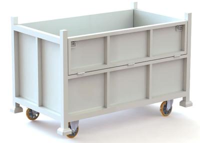 China Movable Steel Stillage Cage Basket With Casters OEM ODM for sale