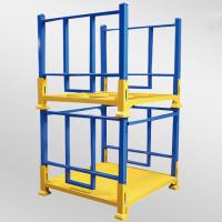 China Customized Manufacture Portable Nestainer Rack Storage Stacking Pallet Frames Rack Factory Sell Cargo Storage Nestainer for sale