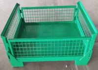 China Custom Collapsible Wire Mesh Storage Cages 1200x1000x890mm Stackable 4 High for Warehouse Logistics for sale