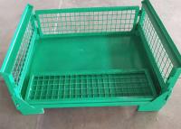 China Wire Mesh Lockable Pallet Cages For Lifting 1000Kg OEM for sale