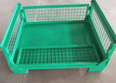 China Wire Mesh Lockable Pallet Cages For Lifting 1000Kg OEM for sale