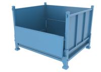 China Collapsible Steel Stillage Cage Box Pallet 1200x1000mm 1500kg Load Capacity for sale
